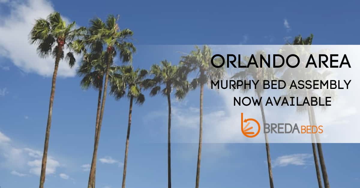 Murphy Bed assembly now available in Orlando