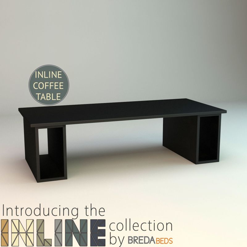 InLine Coffee Table | Adjustable Height Coffee Table | BredaBeds